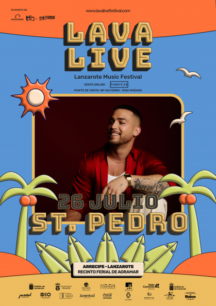 El cantante canario St. Pedro se suma al cartel del Lava Live